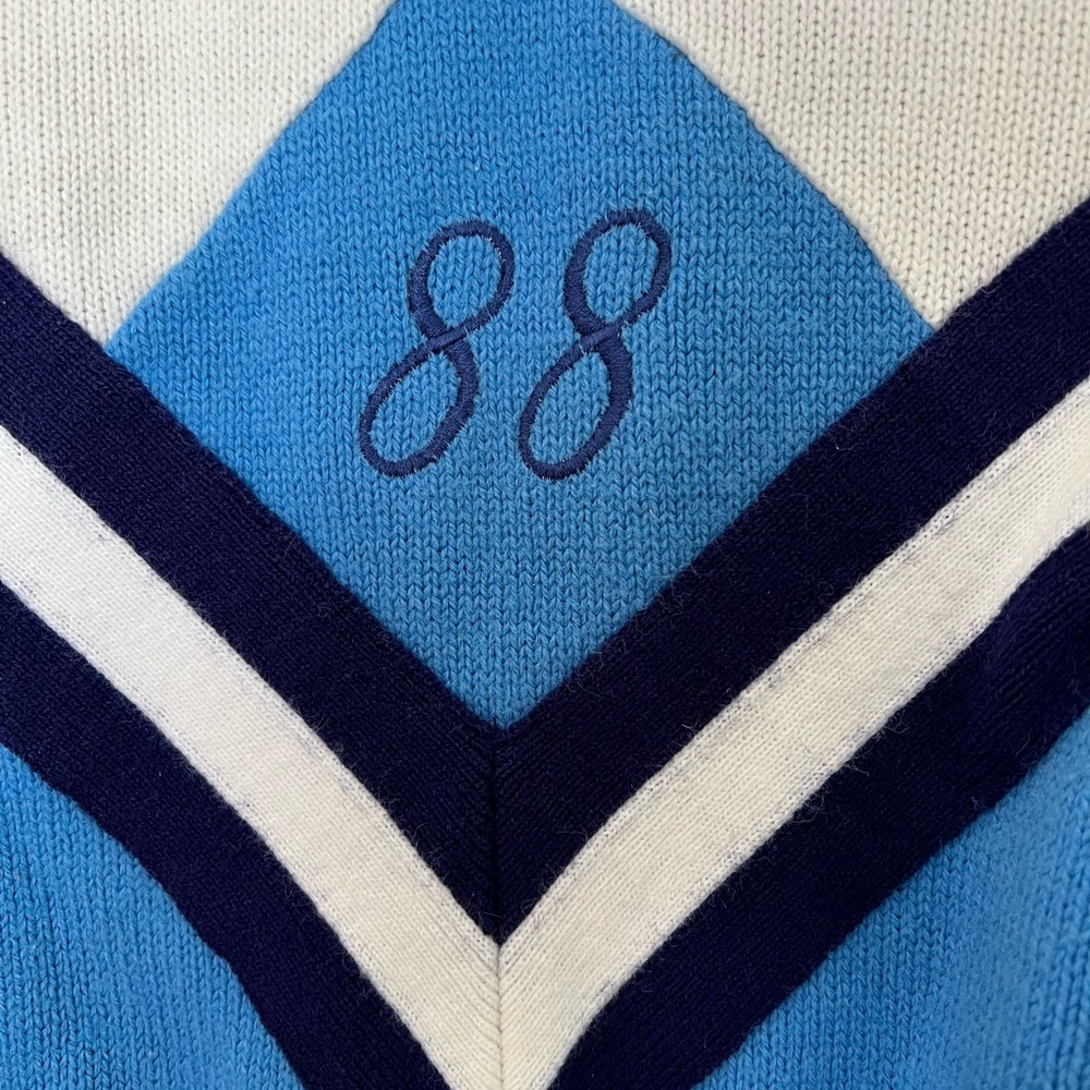 1988 Vintage Cheerleading Sweater Varsity. Acrylic. - Gem